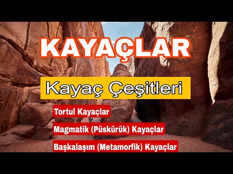 Kayaçlar - Oluşumlarına Göre Kayaç Çeşitleri ve Kayaç Örnekleri / Types of Rocks (10.Sınıf Coğrafya)