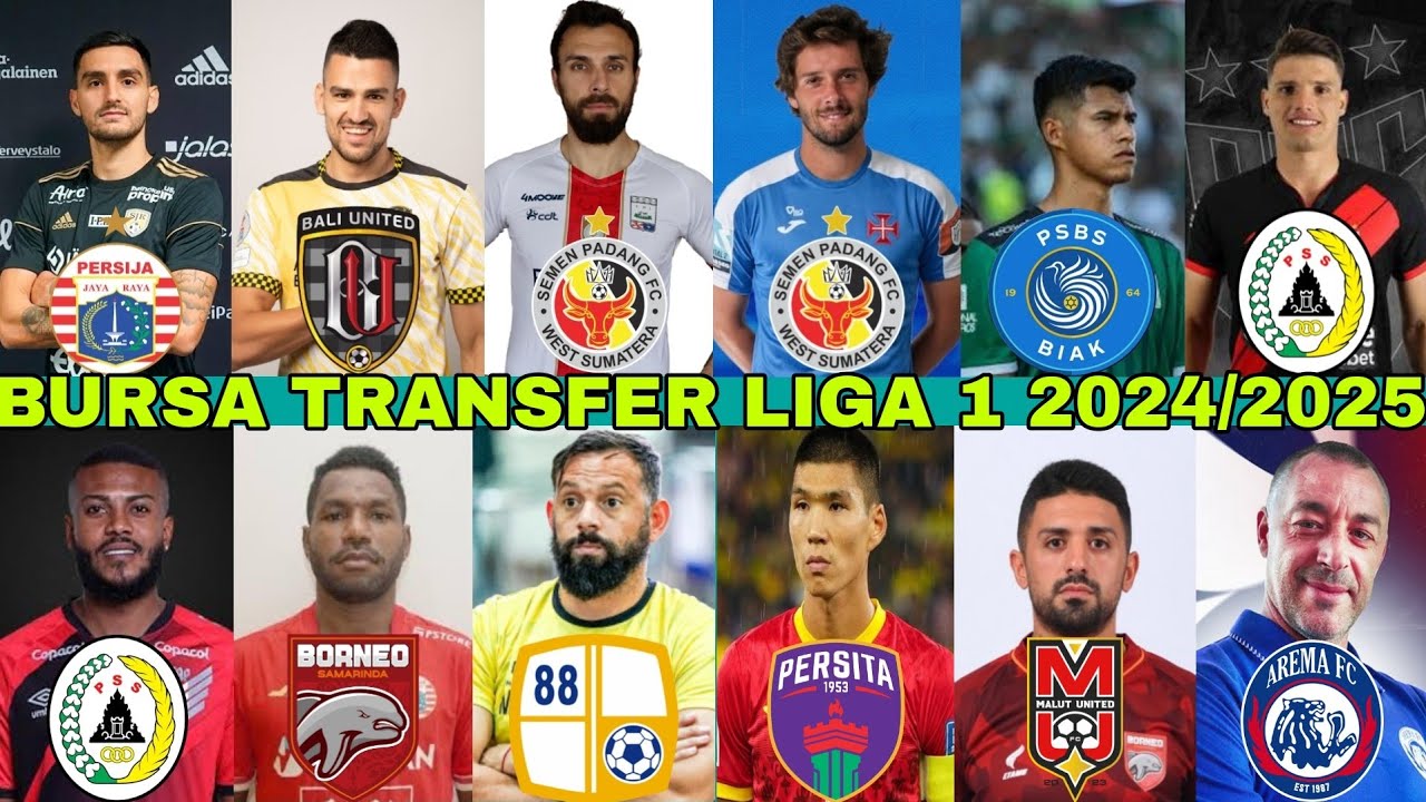 Bursa Transfer Liga 1 2025 Terbaru | Persija, Bali United, Persita ...