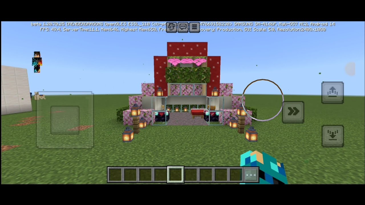aku build rumah jamur !!! di #minecraft - YouTube
