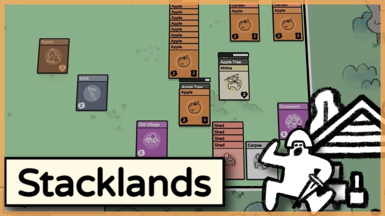 카드팩 까면서 마을 운영하는 카드게임!!! [ 스택랜드ㅣ Stacklands ] - YouTube