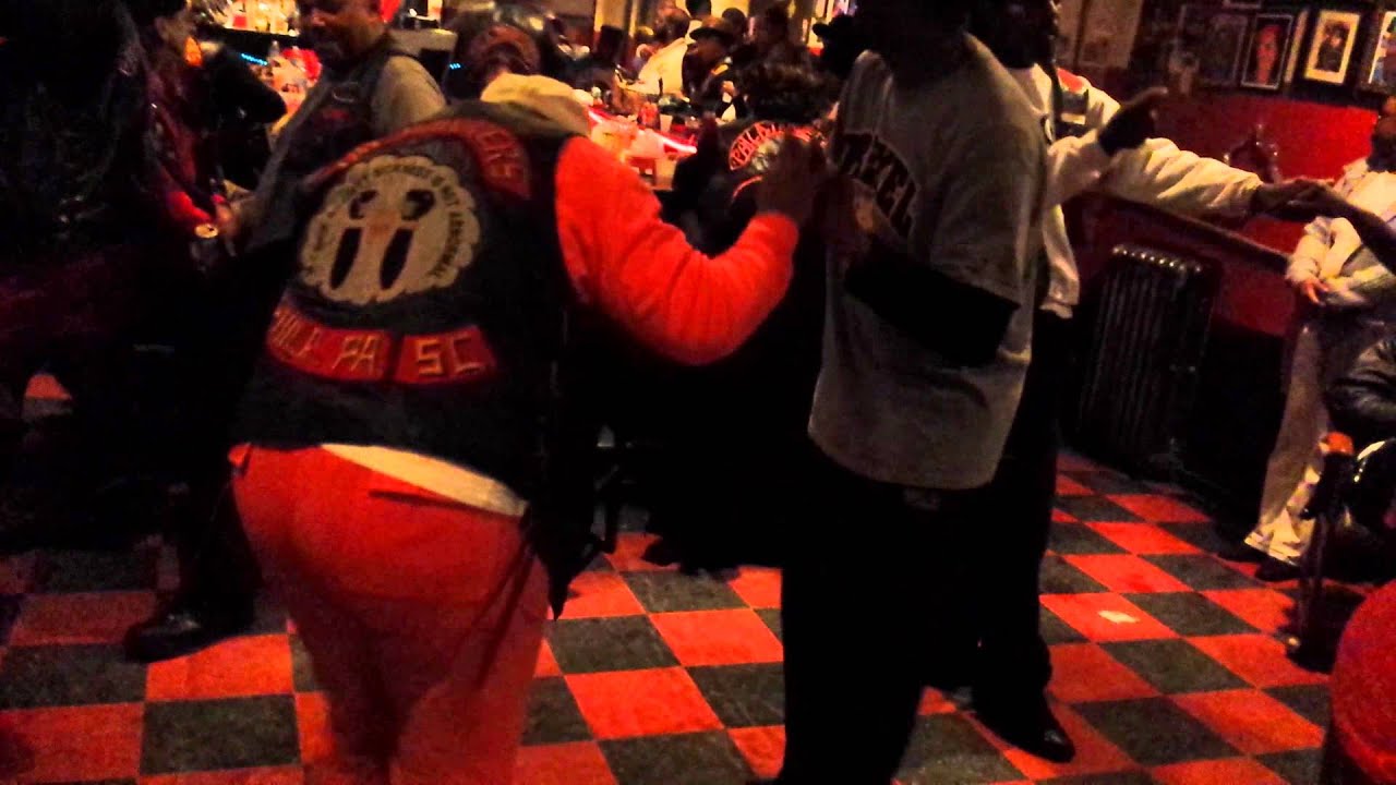 The Philly Bop Dance at Traveler's Motorcycle Club - YouTube