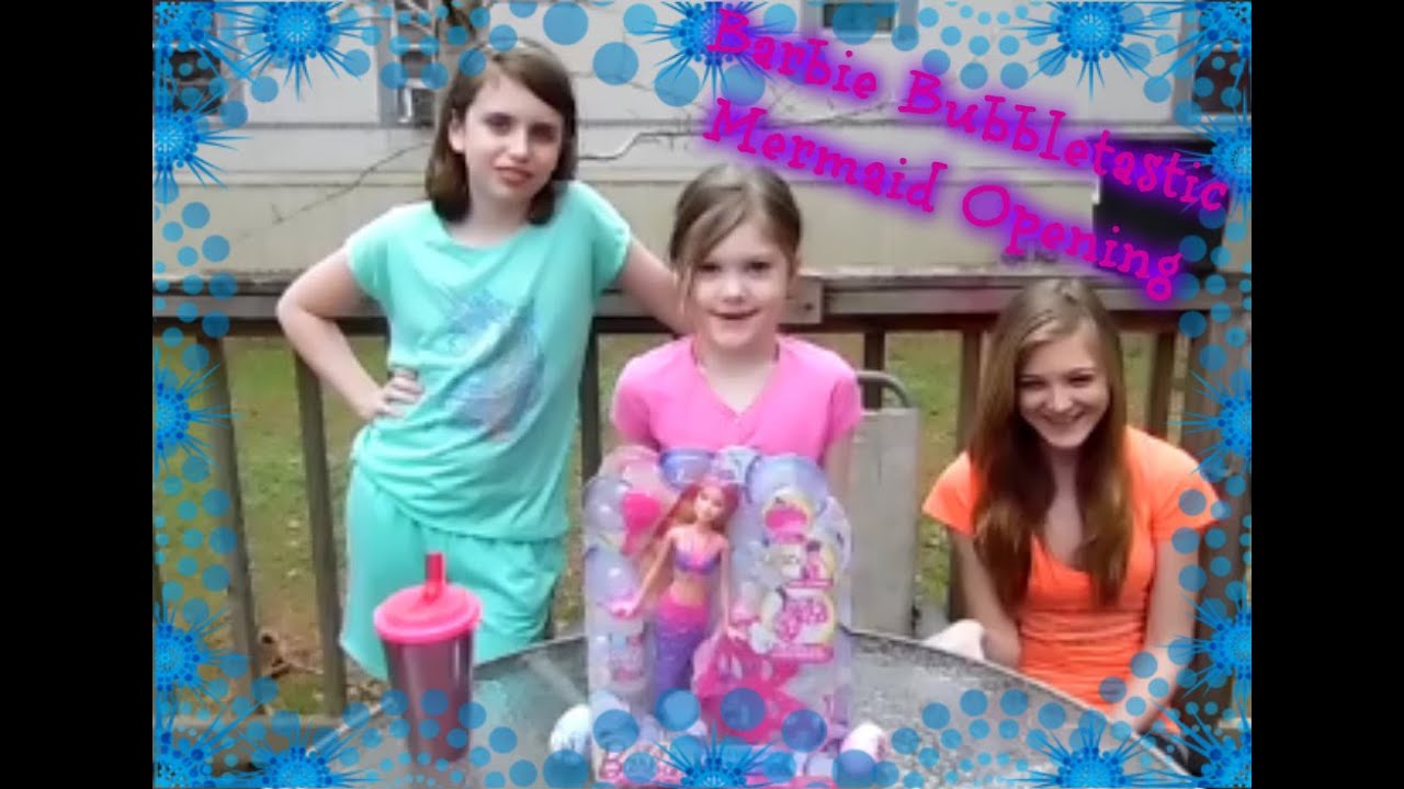 Barbie Bubble Tastic Mermaid Opening and Review - YouTube