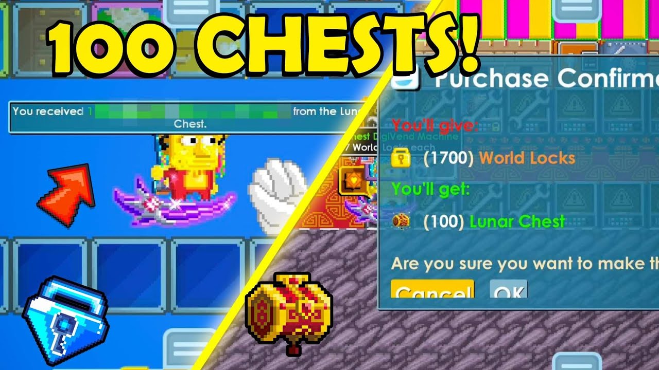 Gacha Lunar Chest Growtopia - YouTube