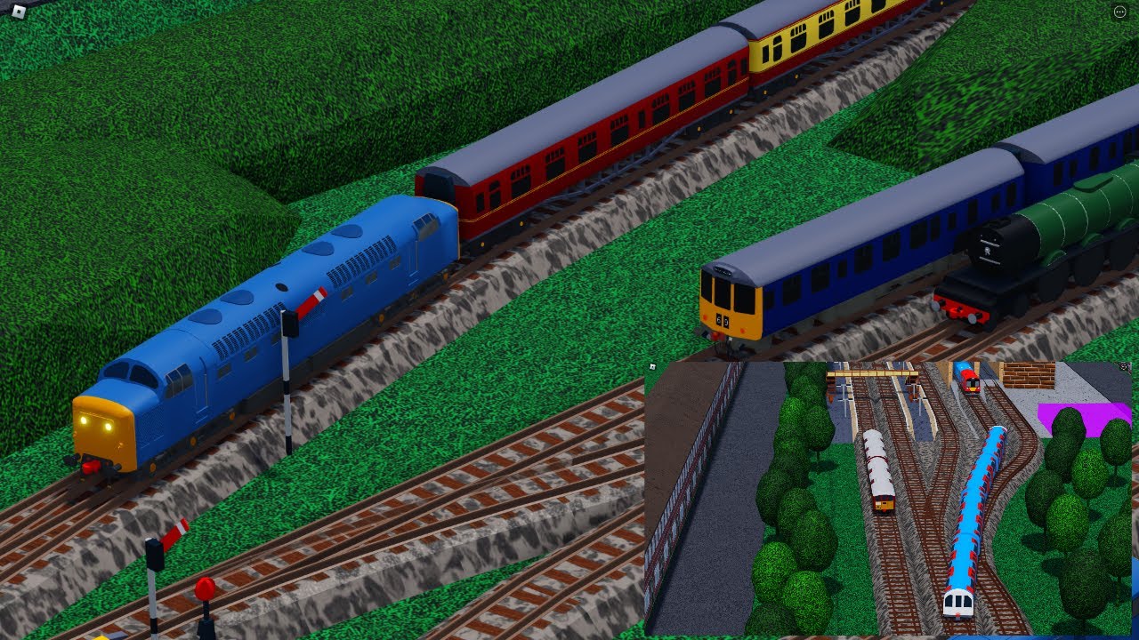 RO-scale railway heritage rail/island railway montage - YouTube