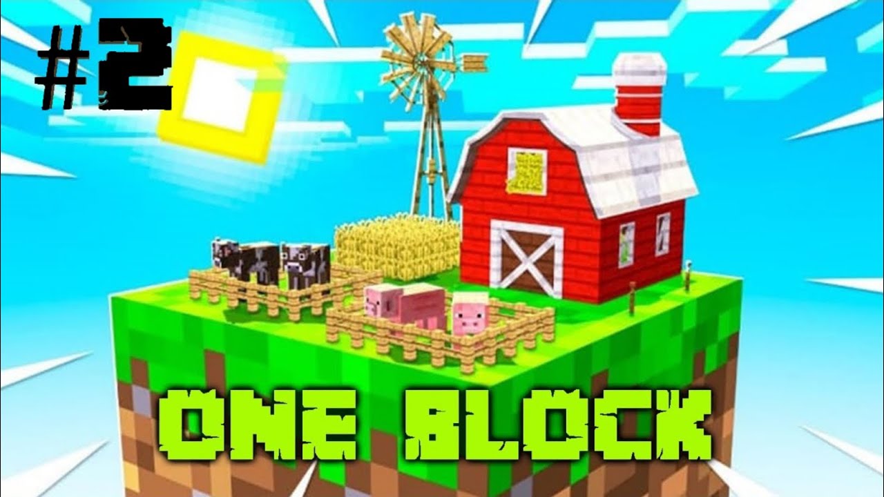 I BUILD A FARM IN MINECRAFT | ONE BLOCK #2 - YouTube