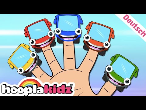 Die Räder Auf dem Bus - Wheels on the Bus | Buslied | Kinderreime für ...