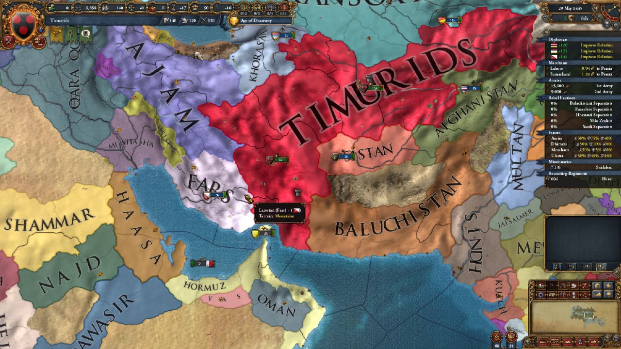 Timúridas a Mogoles en Dharma [1] Europa Universalis IV Dharma - YouTube