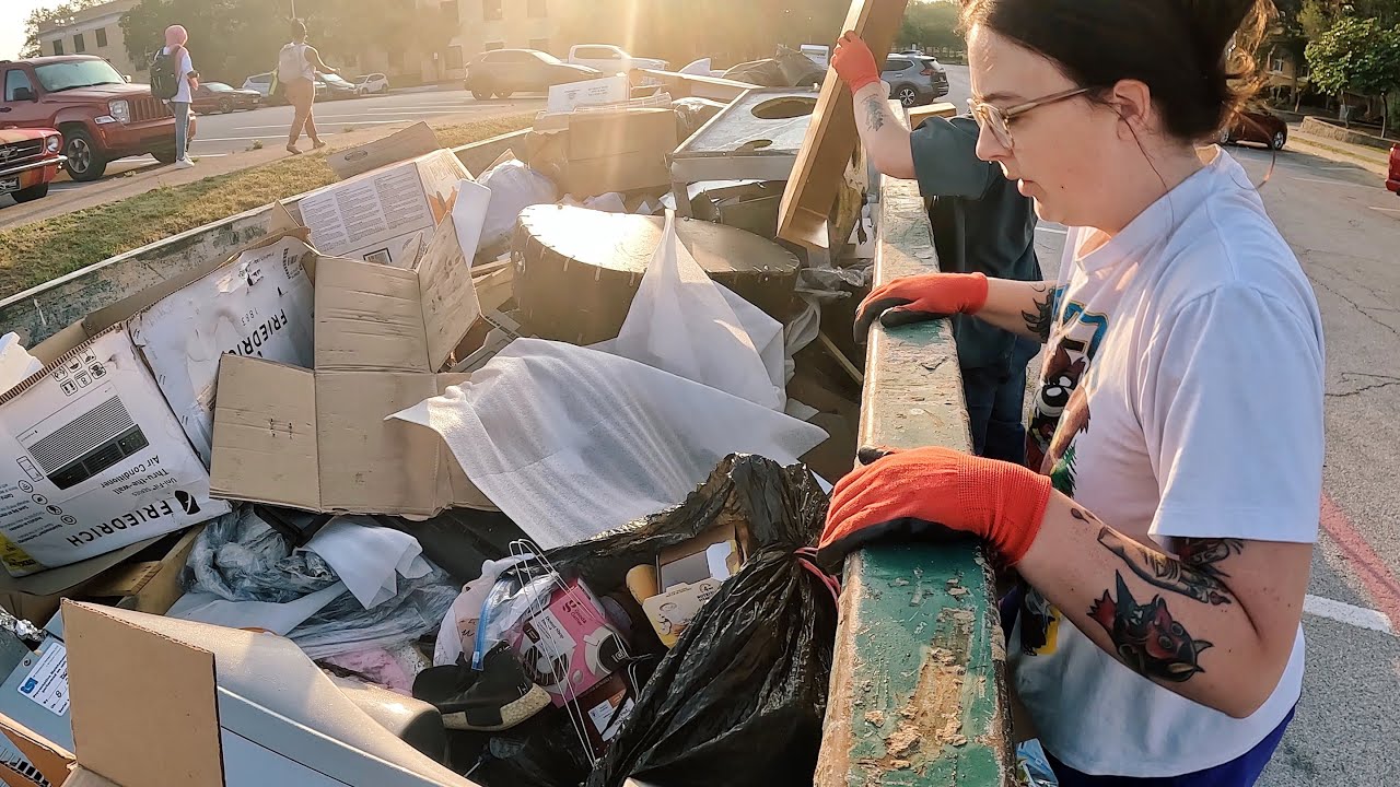 College Dorm Dumpsters are Filling Up! That Isn't Trash! - YouTube