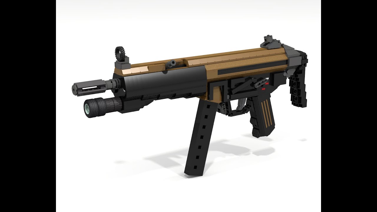 Custom Lego Gun MOC: MP5A3 & MP5A4 - YouTube