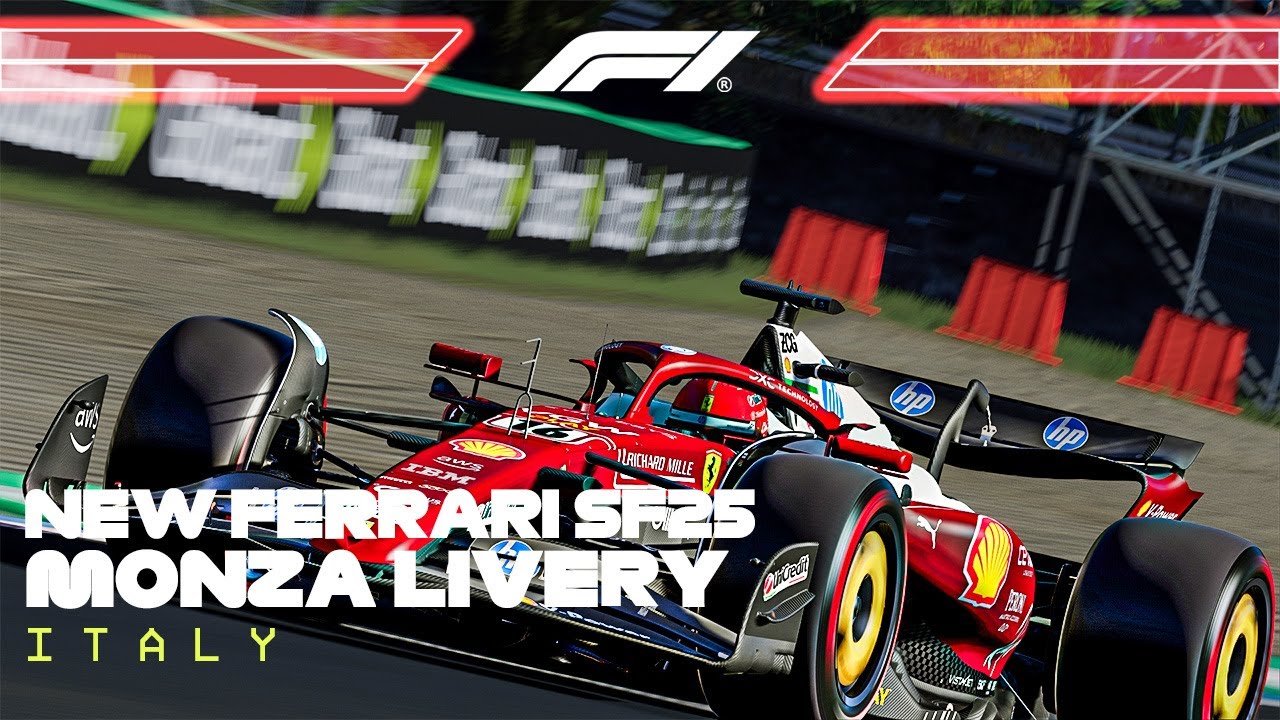 NEW Ferrari SF25 Monza Livery | Assetto Corsa F1 - YouTube