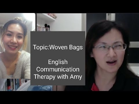Woven Bags | English Communication Therapy | @NurseVloggerKim - YouTube