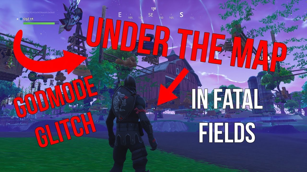 *NEW EASY* HOW TO GET UNDER THE MAP IN FATAL FIELDS/GODMODE GLITCH ...