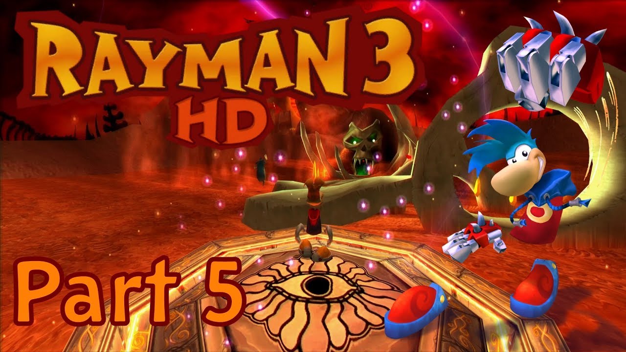 Rayman 3 (GC) w/ HD Textures Playthrough Part 5 - The Desert of the ...