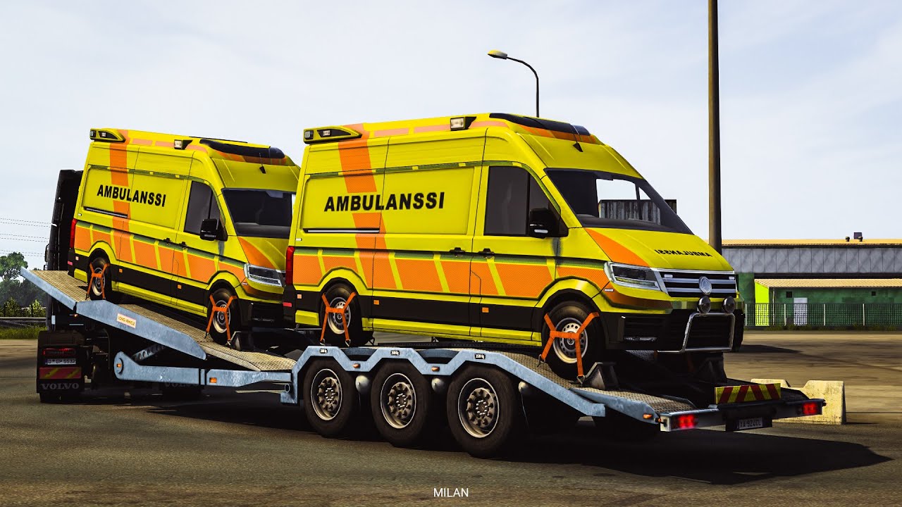 Ambulance Cargo - Euro Truck Simulator 2 Mod - YouTube