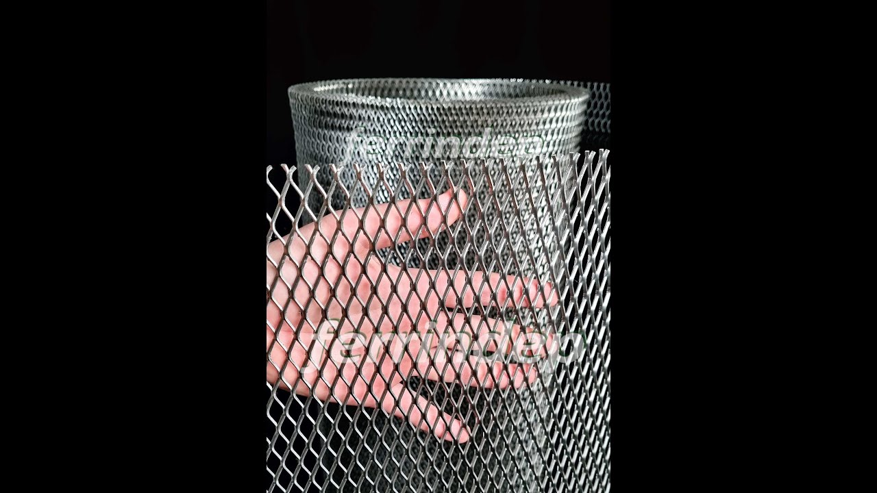 Malla Romboidal Liviana 8 x 17mm 1mt ancho - YouTube