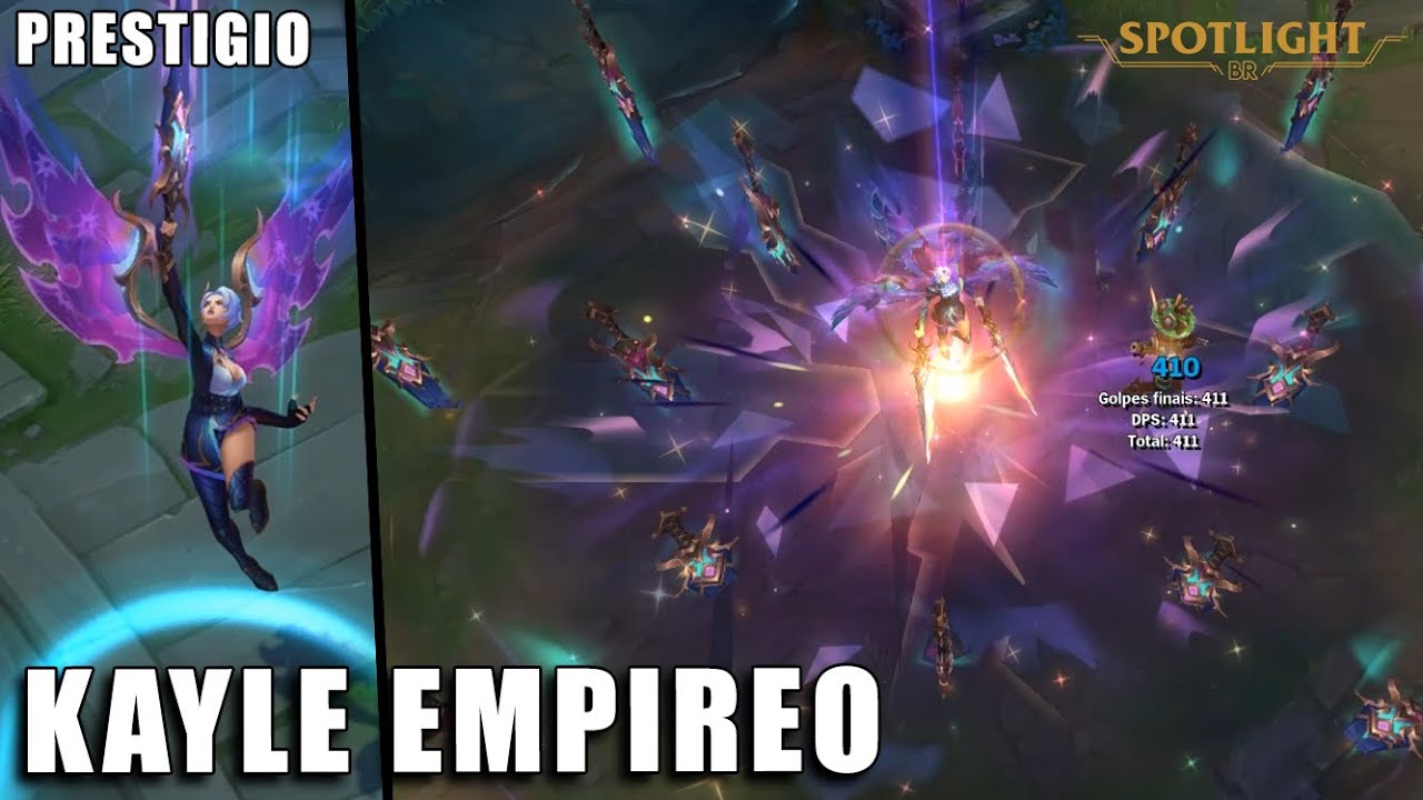 Kayle Empíreo de PRESTIGIO - Skin Spotlight PREVIA - YouTube