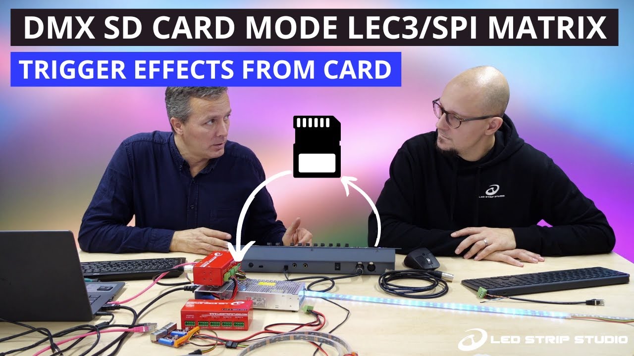 DMX SD Card Mode - YouTube