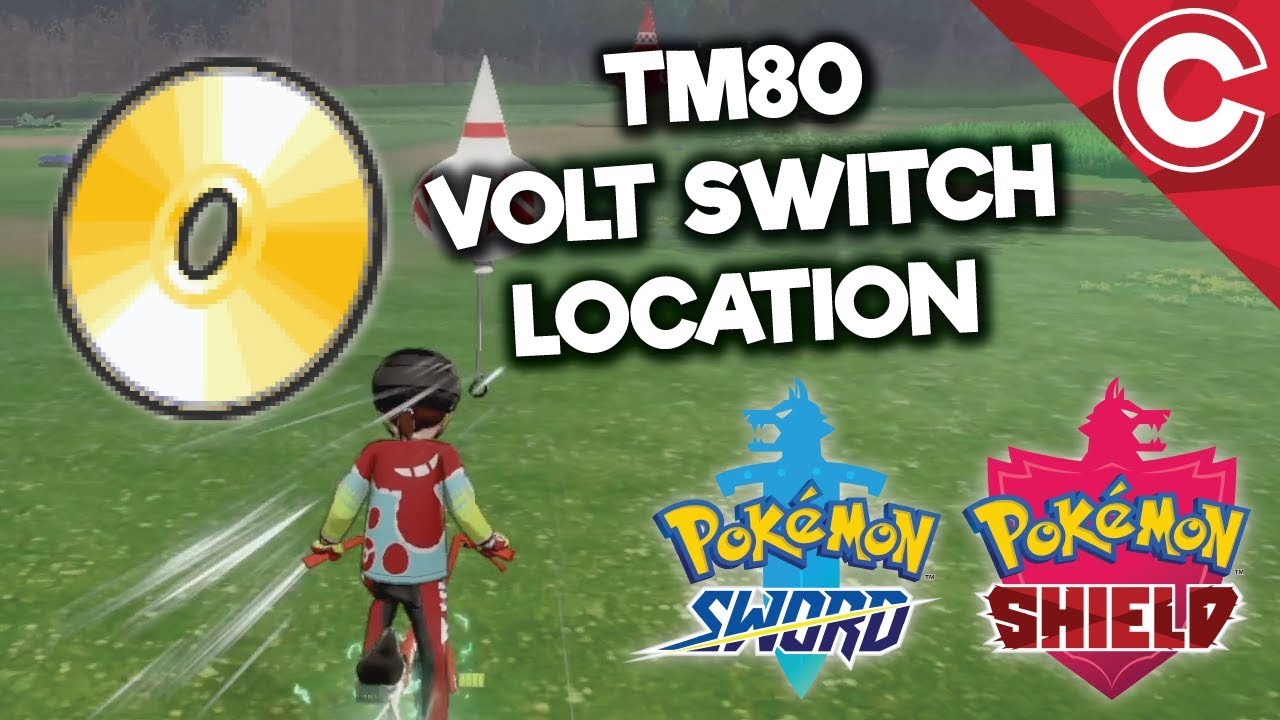 Where to Find TM80 Volt Switch in Pokemon Sword and Shield - YouTube