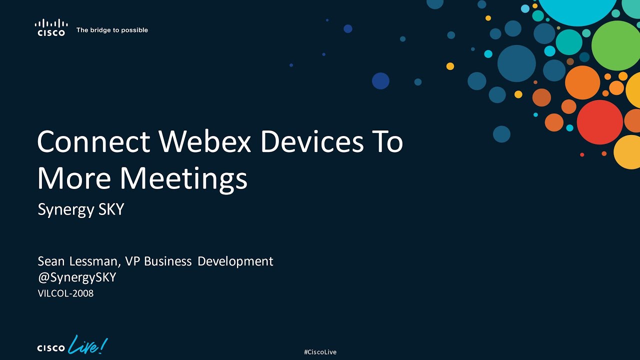Connect Webex devices to more meetings with the SIP to Team interop ...