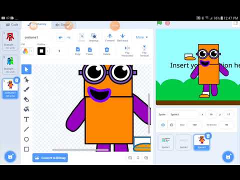 I have introduced you How to Make A Numberblock!!! | Scratch | Scratch 3.0 | I Have helped you ...