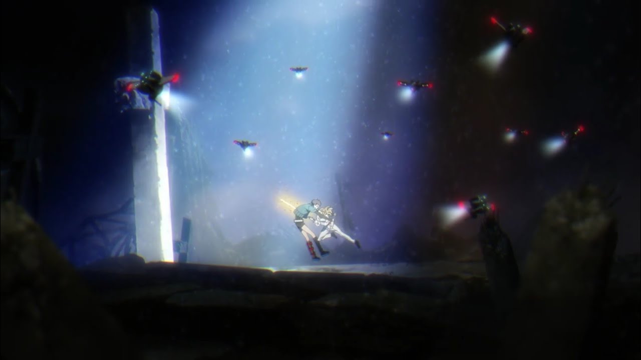 Epic moment death of swindler, akudama drive episode 12 - YouTube