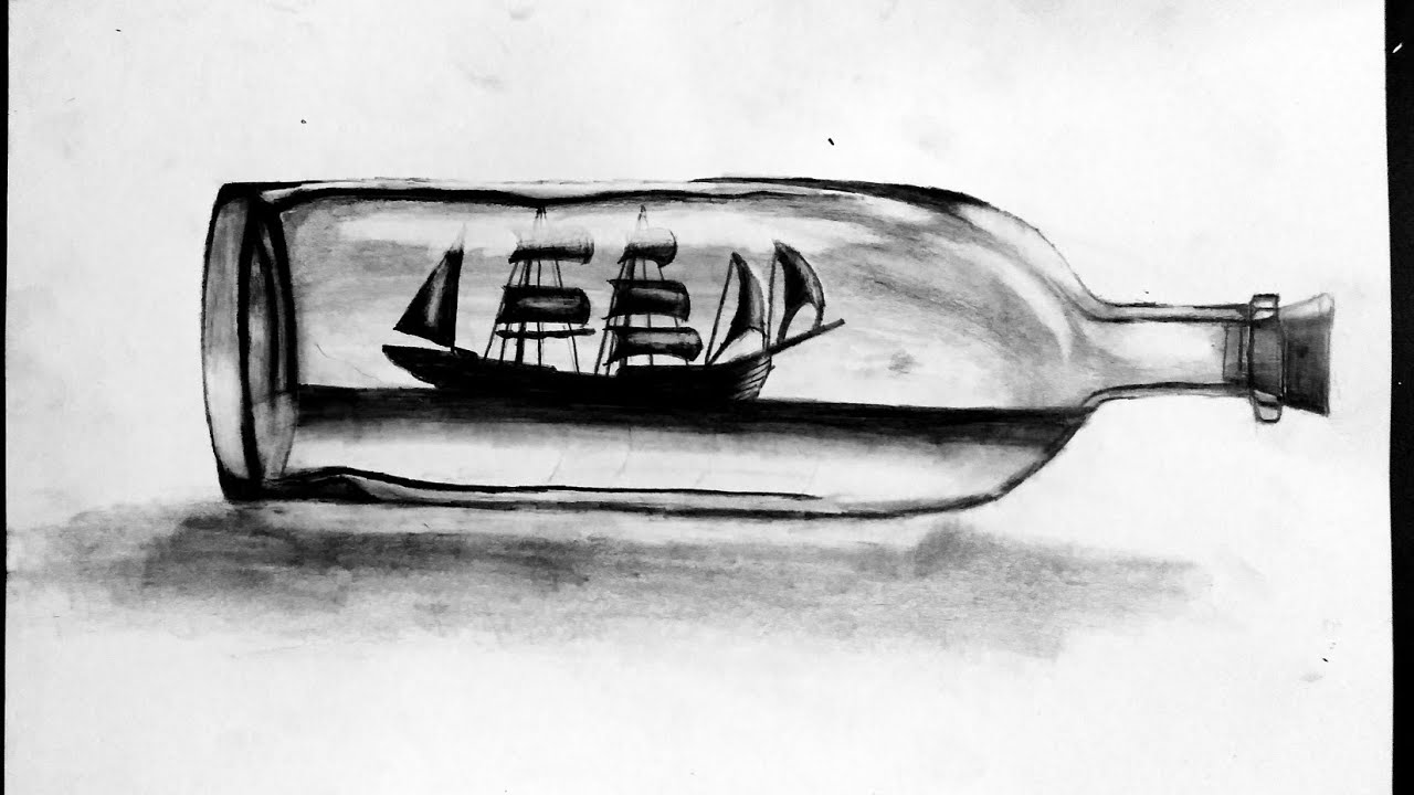 Shading Glass Bottle || Deep Image - YouTube