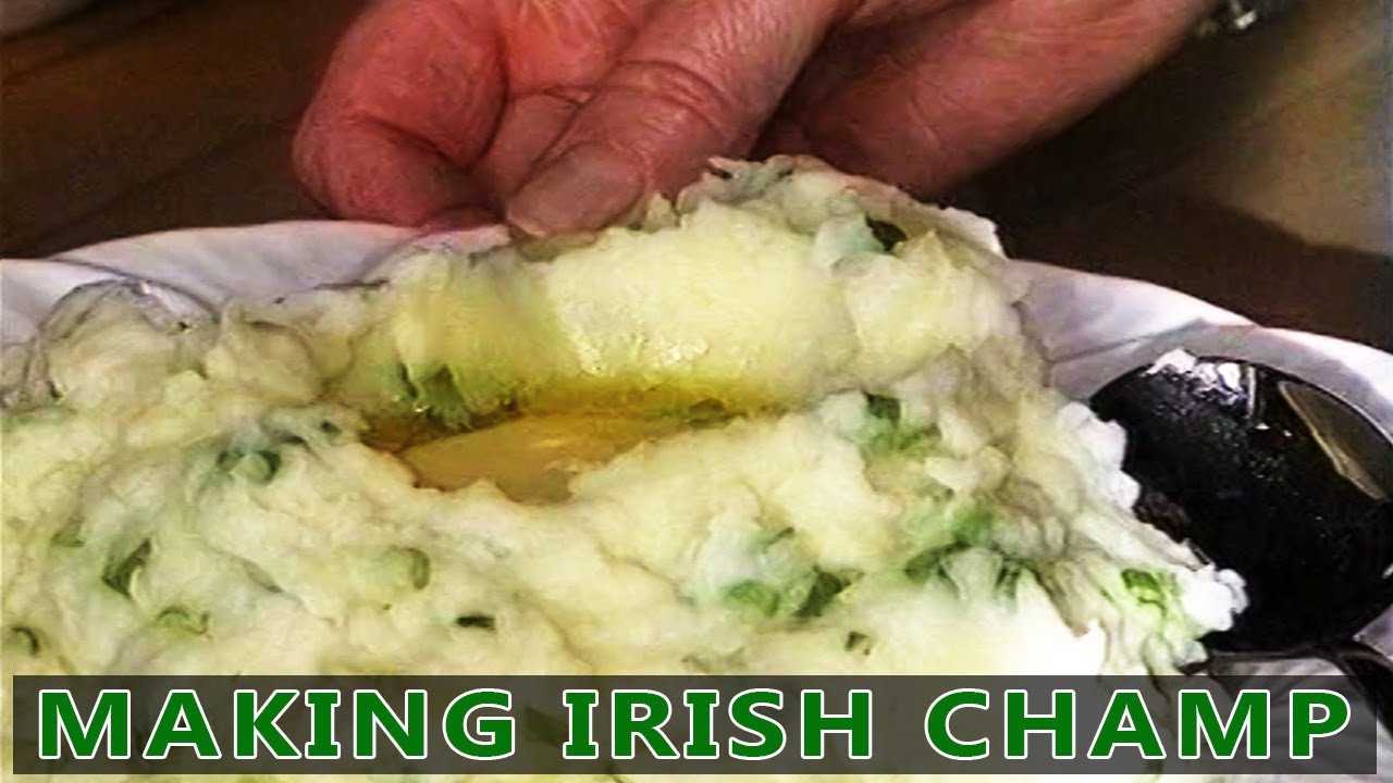 Traditional Irish Cooking - Making Champ - YouTube