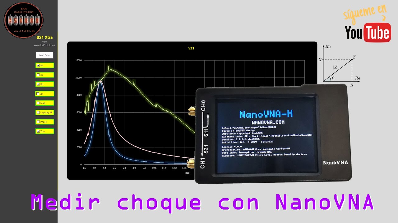 Como medir choque RF con NanoVNA - YouTube