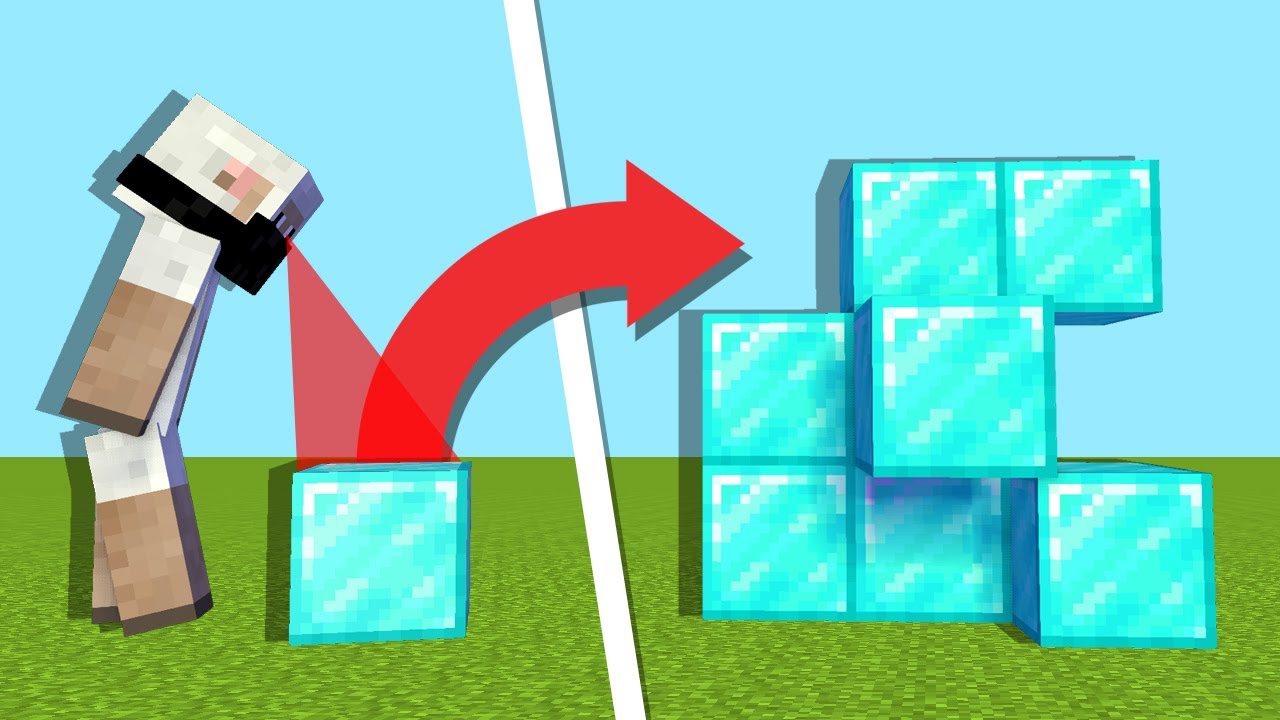 Minecraft, But Multiplying Blocks When You Look At... - YouTube