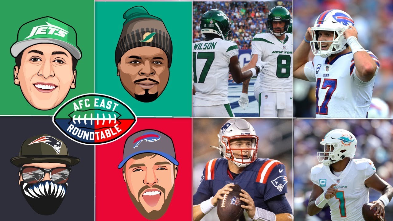 AFC EAST ROUNDTABLE - The NFL Season Is 1 Week Away ! - YouTube