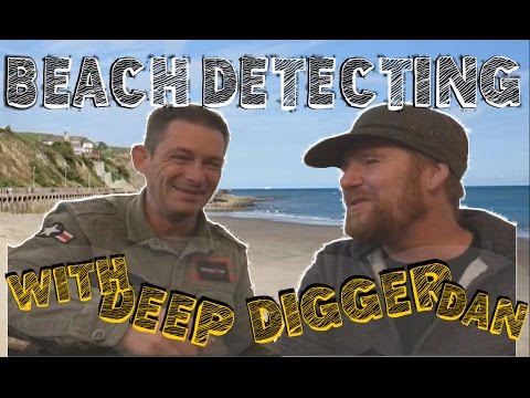 Beach Detecting with Deep Digger Dan (Rays of sunshine charity) - YouTube