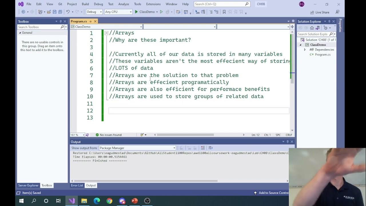 C# Tutorials - Fundamentals of Arrays - YouTube