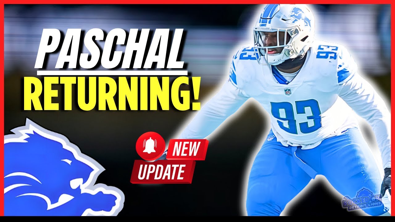 HUGE NEWS For Detroit Lions JOSH PASCHAL Return Timeline - YouTube