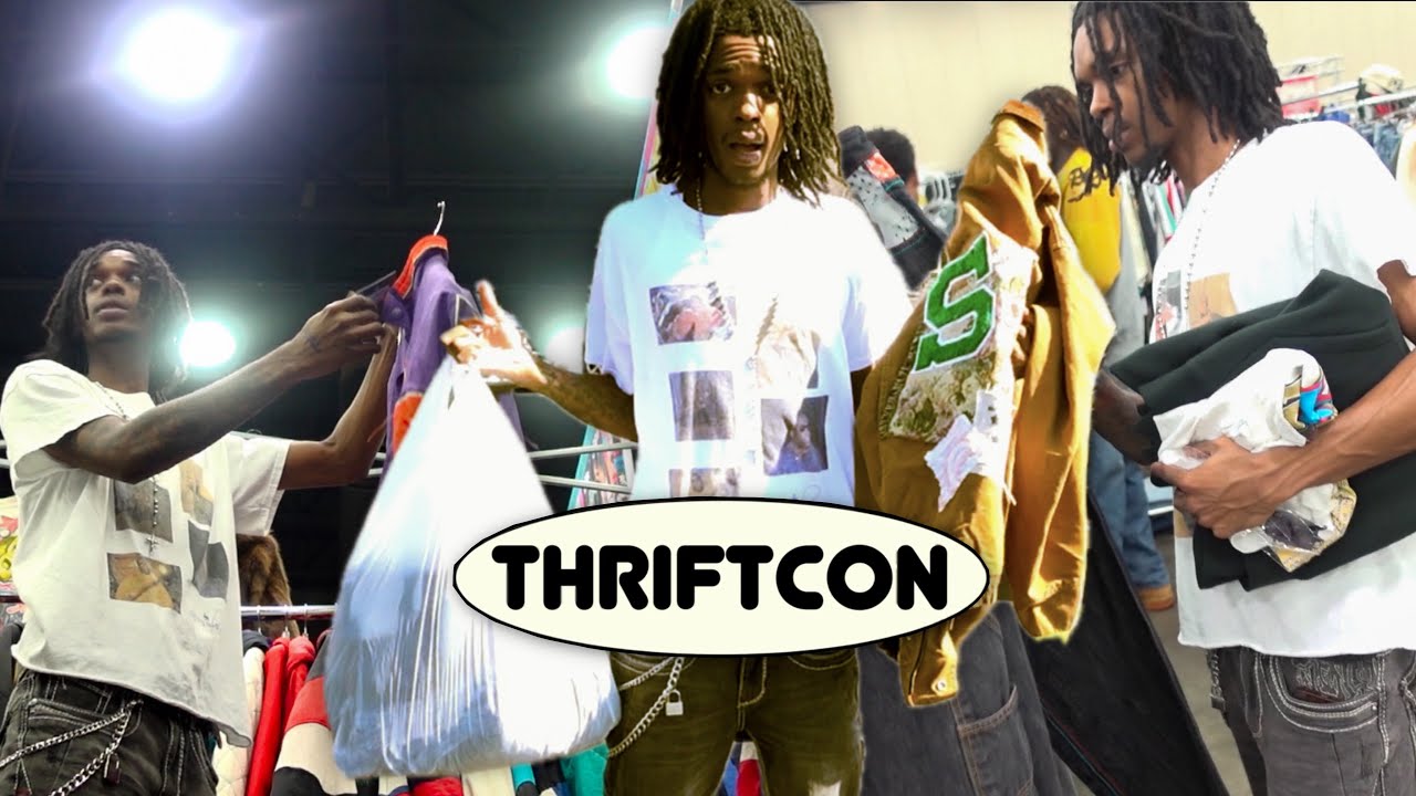 Shopping For Vintage Clothes At Thriftcon - YouTube