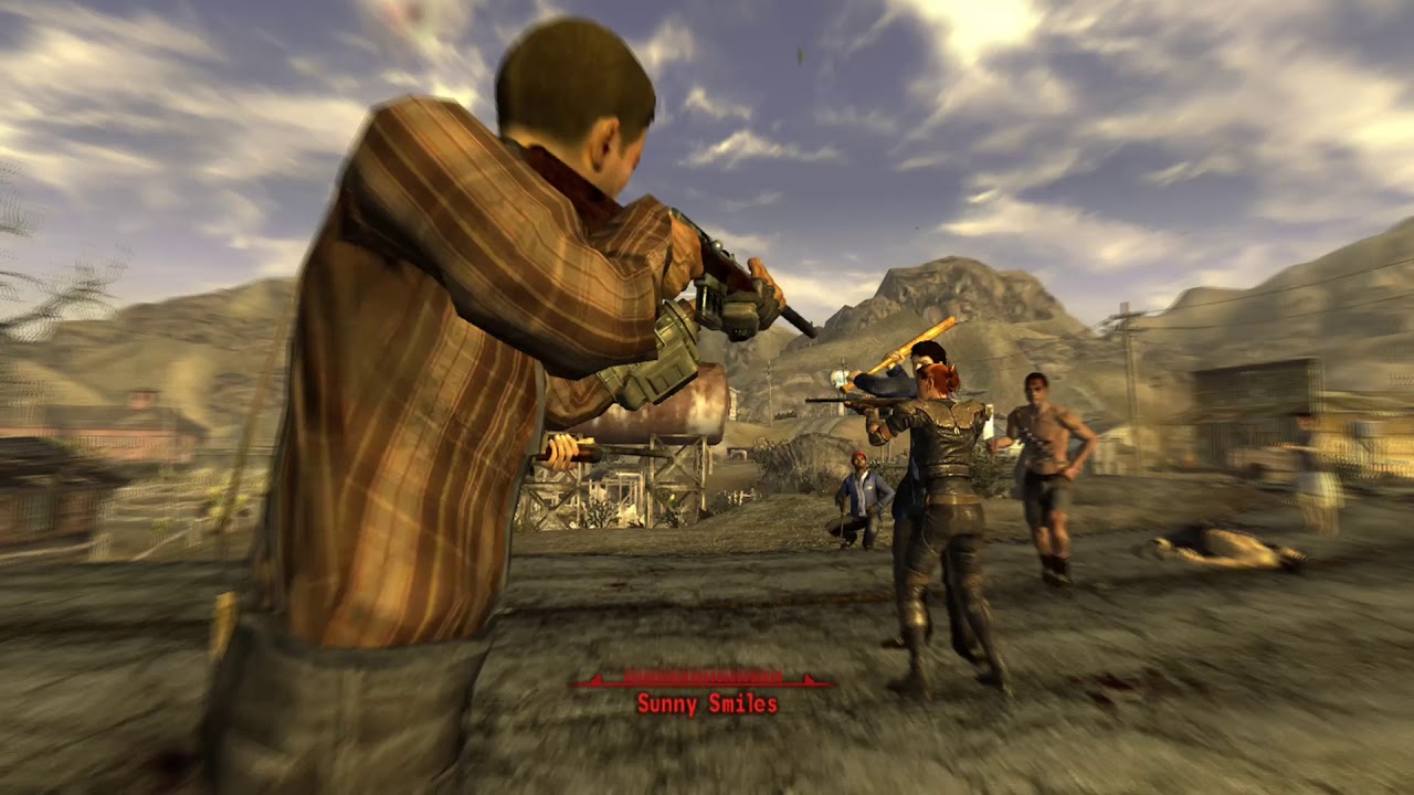 Attacking Goodsprings - Fallout New Vegas - YouTube