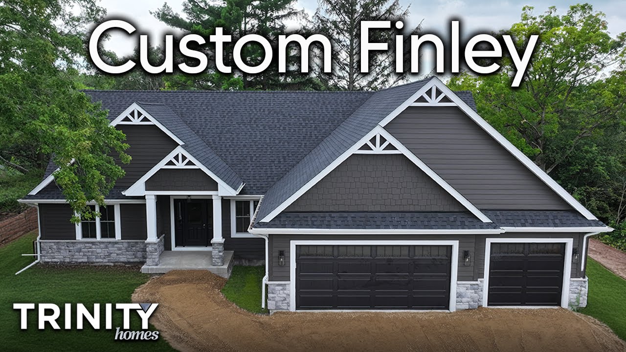 Custom Finley Ranch Home Design - Built By Trinity Homes! - YouTube