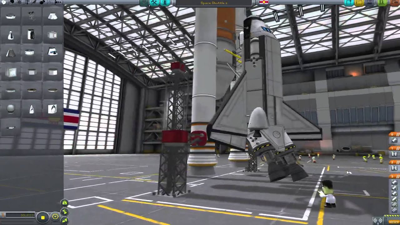 Kerbal Space Program Space Shuttle Replica - YouTube