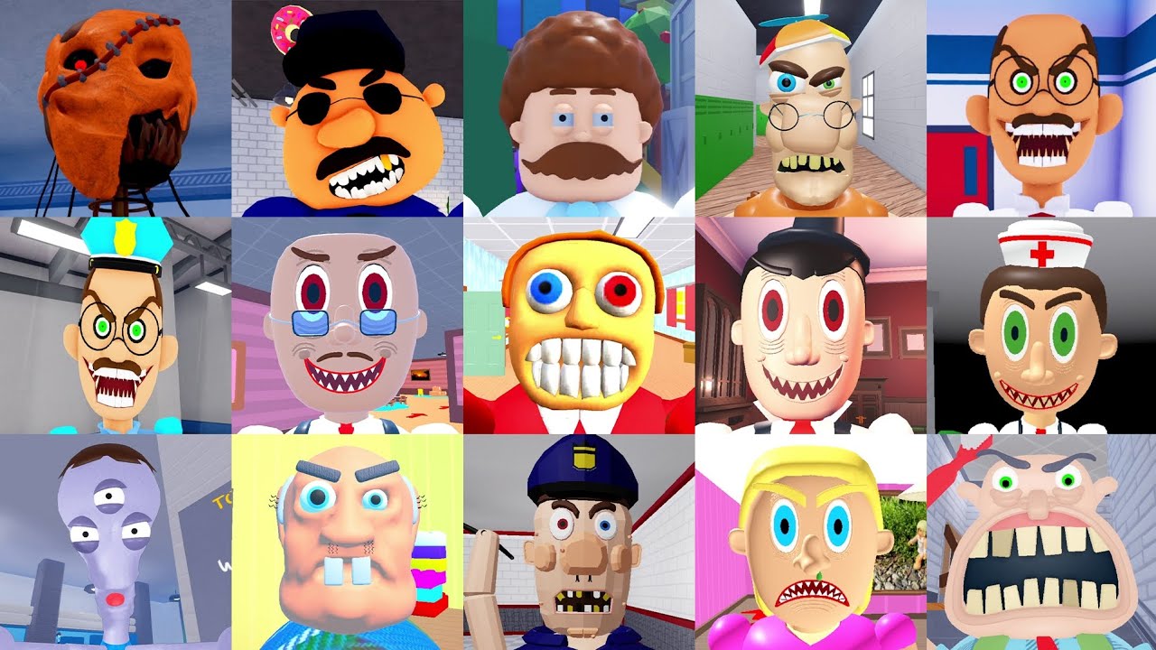 UPDATE TEAMWORK JUMPSCARE OBBY Team Robot Factory,Team Prison Escape ...