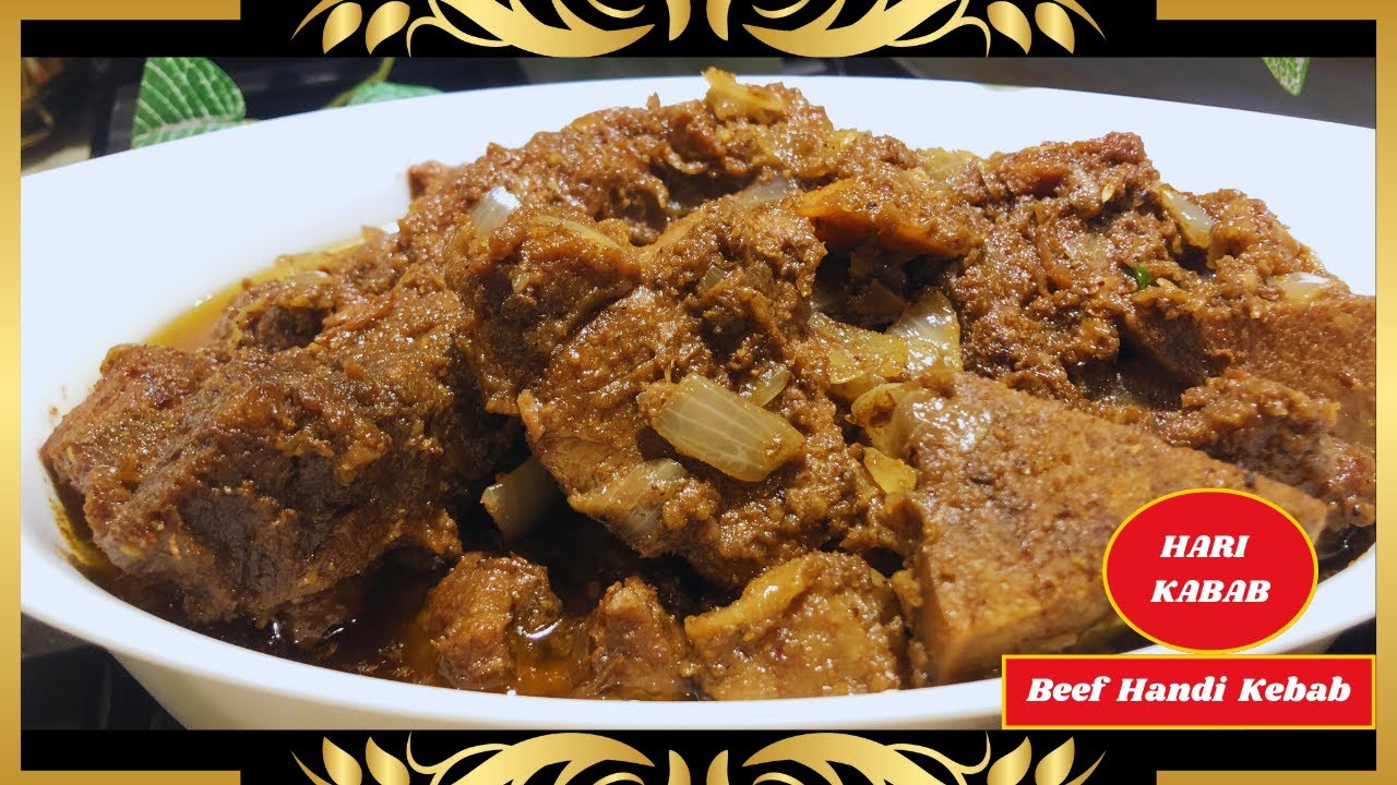 My Mom's Famous Recipe! Beef Handi Kabab...You will love it :) - YouTube