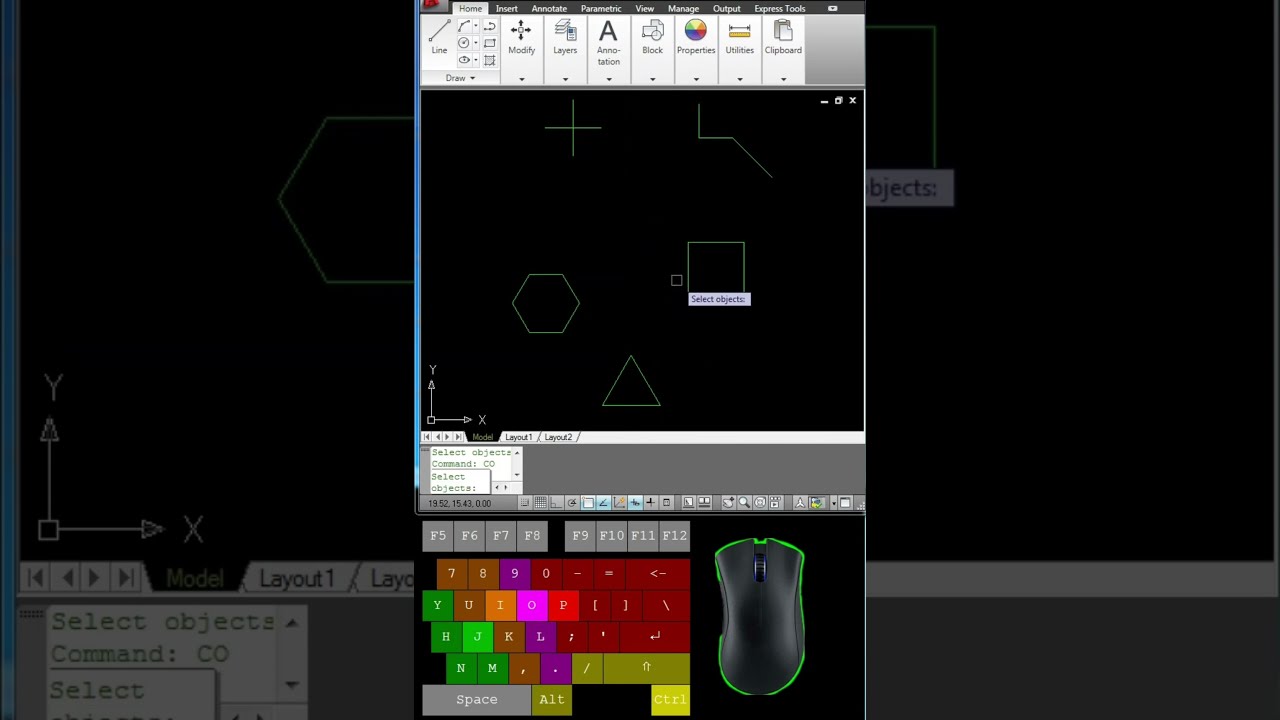 INTERSECTION OBJECT SNAP In AutoCAD YouTube INTERSECTION OBJECT SNAP In AutoCAD YouTube