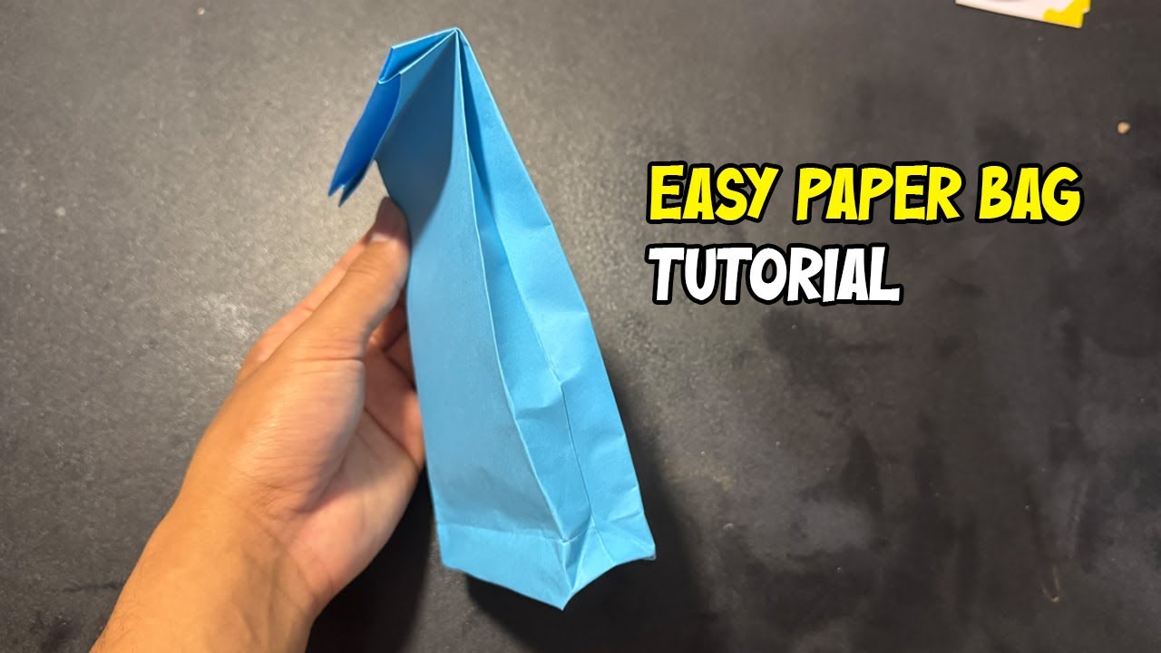 DIY Paper Bag Tutorial: Easy & Eco-Friendly Craft (Step-by-Step) - YouTube