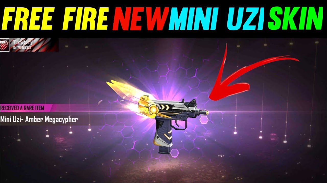 Amber Megacypher Series New Mini Uzi And Mag 7 Skin Event New Faded