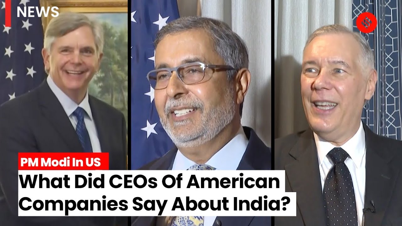 PM Narendra Modi Meets CEOs Of American Companies, What Did They Say ...