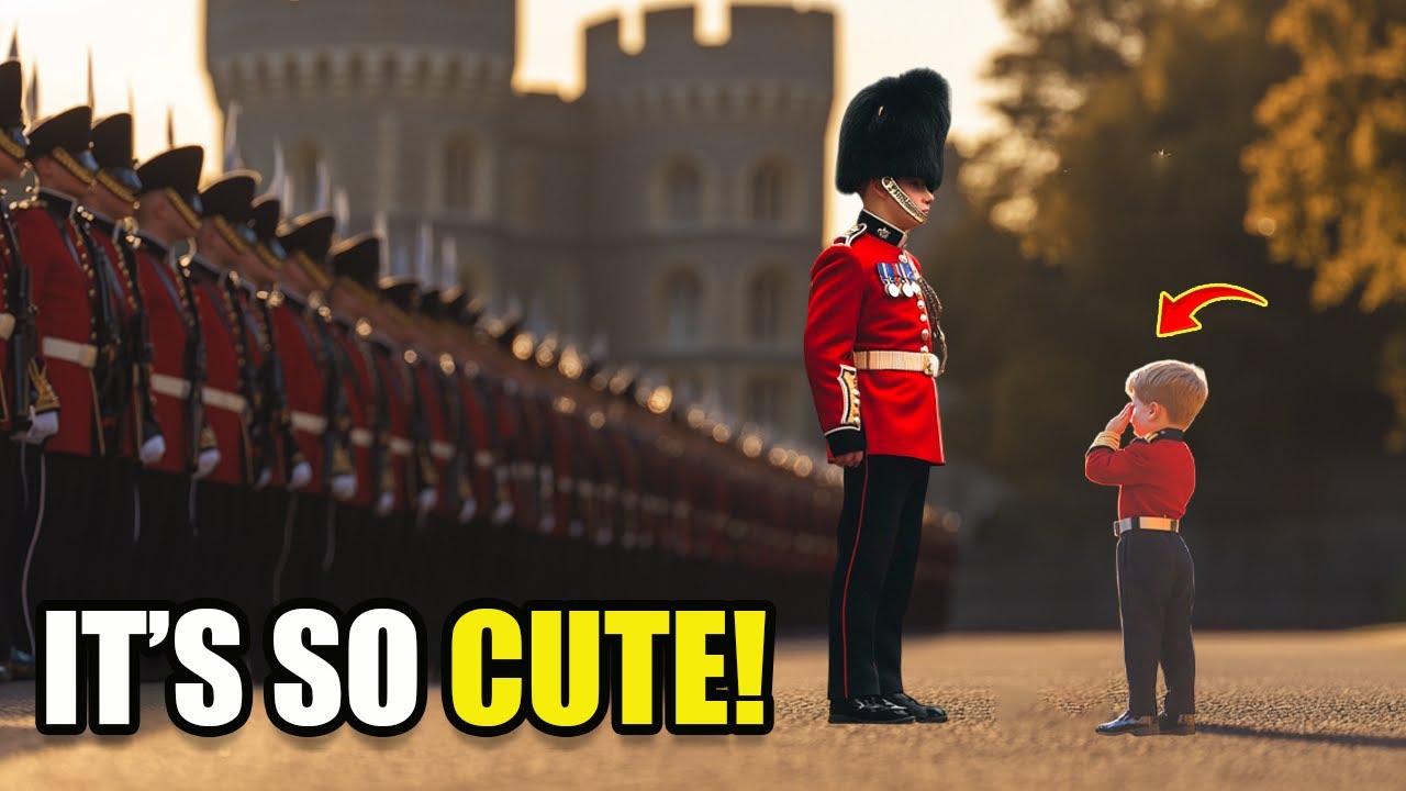 ADORABLE MOMENTS As Kids Show Respect to Royal Guards At Buckingham ...