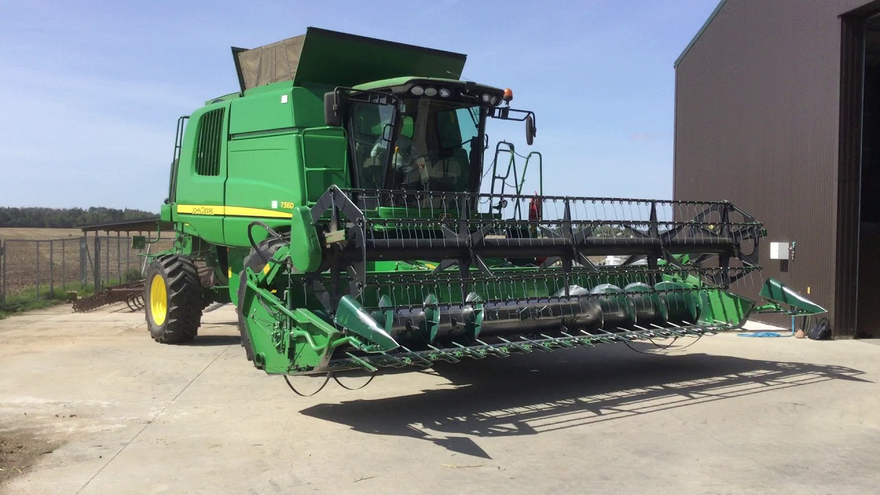 John Deere T650 - YouTube