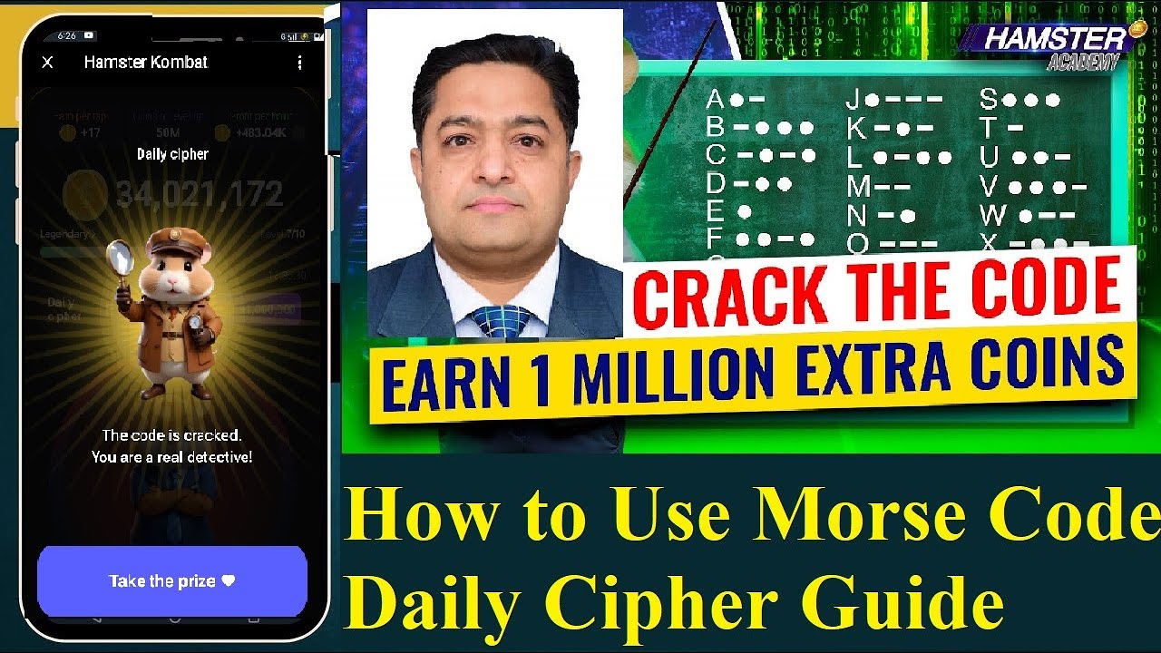 ‘Hamster Kombat’ Today 18 JUNE Cipher Guide: How to Use Morse Code #hamsterkombat DAILY CHIPER ...