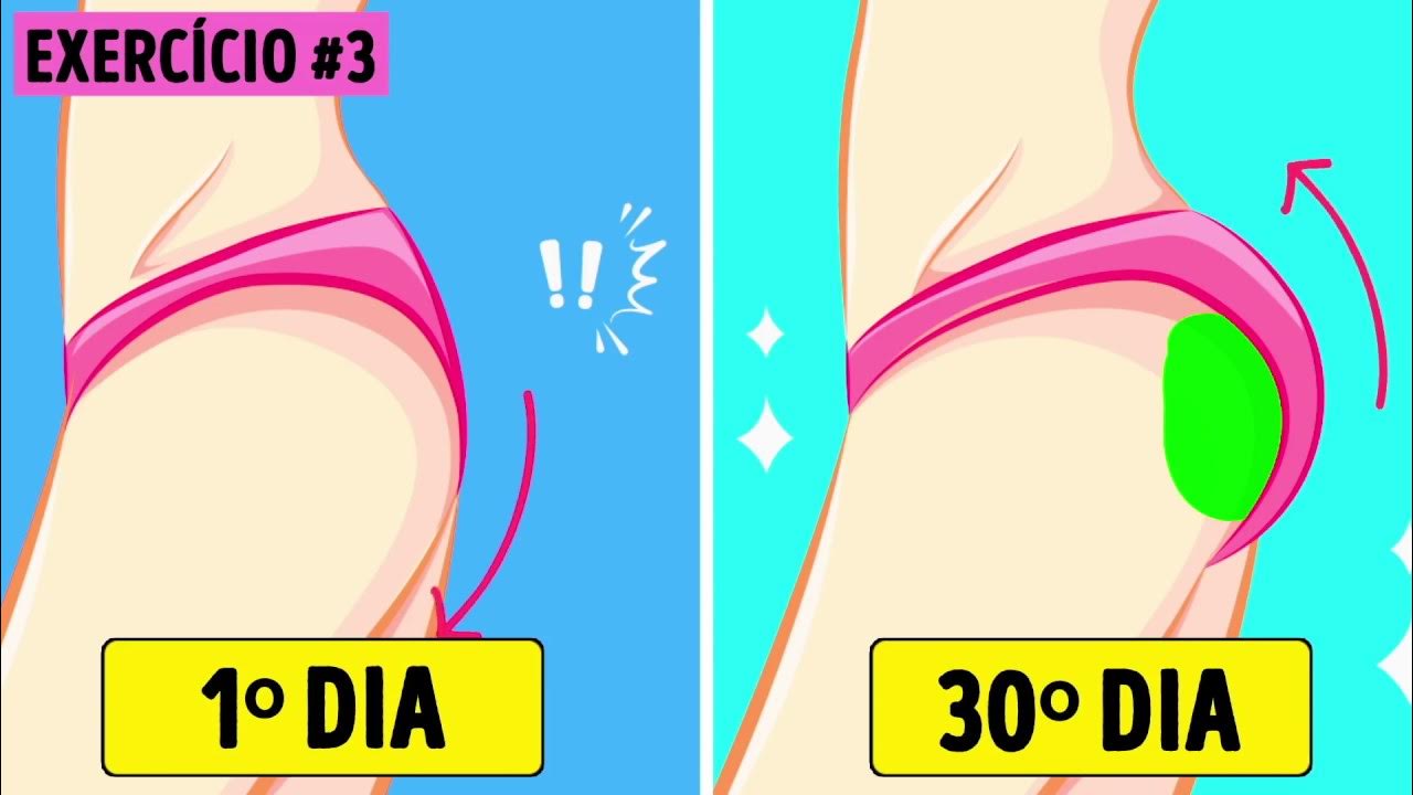 7 Melhores Exercícios para um Bumbum Durinho e Empinado - YouTube