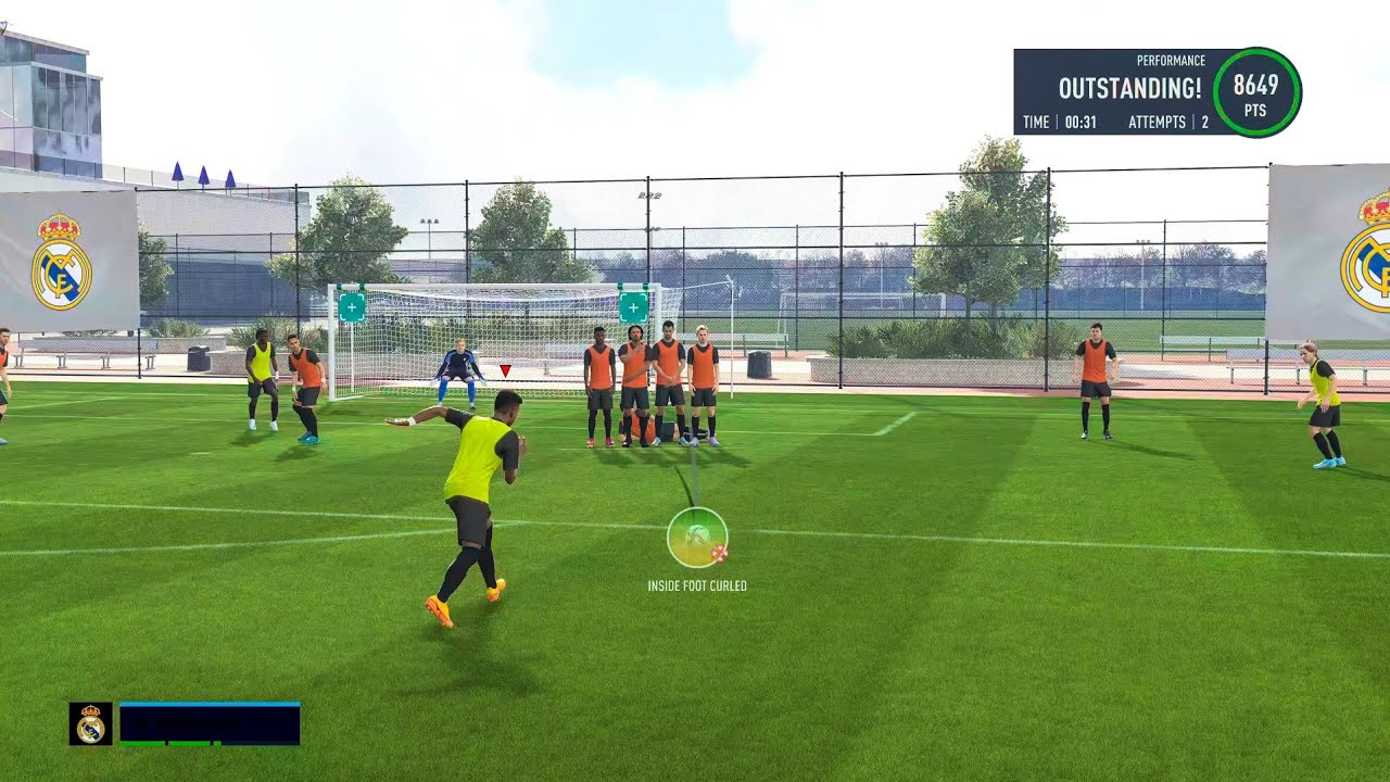 FIFA 23 - How to Free Kick with Rodrygo - YouTube