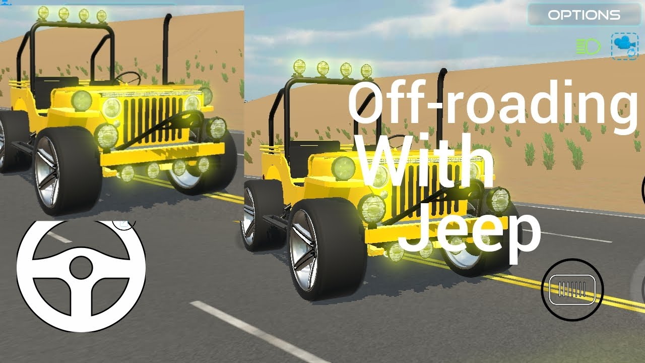 Off-roading with golden Jeep subscribe to channel and like share and ...