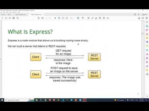 26. Express, Routes, Middleware & Templates - YouTube